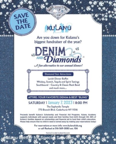 Kulanu Denim and Diamonds Annual Dinner – January 7, 2023 – KosherGuru ...
